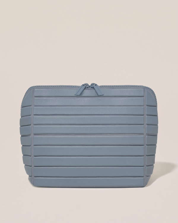 The Medium Slate Traveller - Fold-Down Makeup Bag | Parallelle