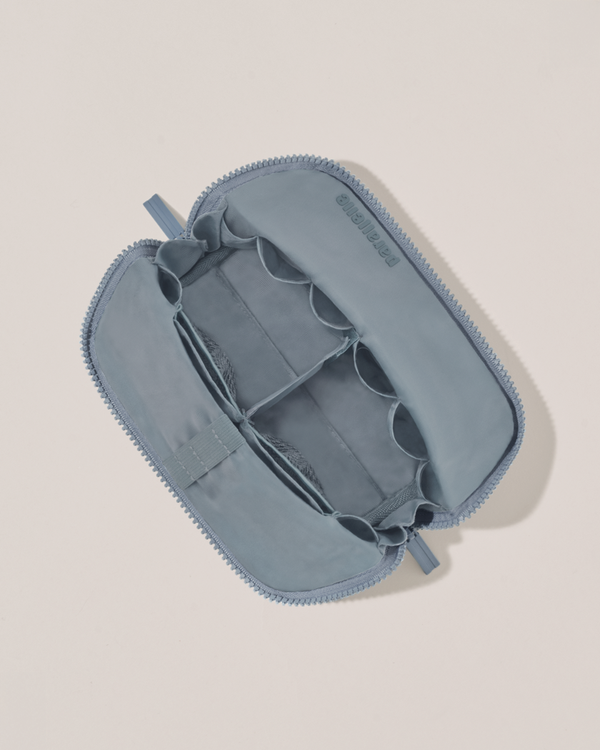 The Small Slate Traveller - Fold-Down Makeup Bag | Parallelle